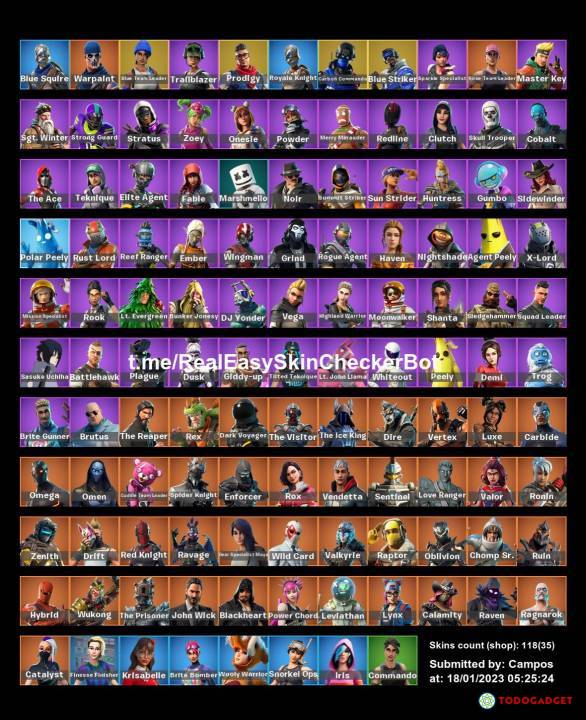 VENDO CUENTA DE FORTNITE CON 118 SKINS Y SALVAR AL MUNDO | USD 250 VENDO CUENTA DE FORTNITE CON 118 SKINS Y SALVAR AL MUNDO | USD 250